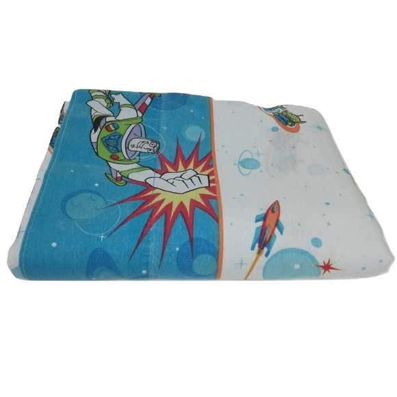 Pixar | Bedding | Disney Toy Story Buzz Lightyear Full Flat Sheet ...